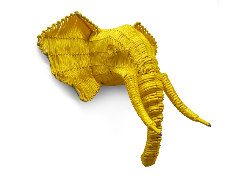 African Creative :: Rope Elephant Head - Mini